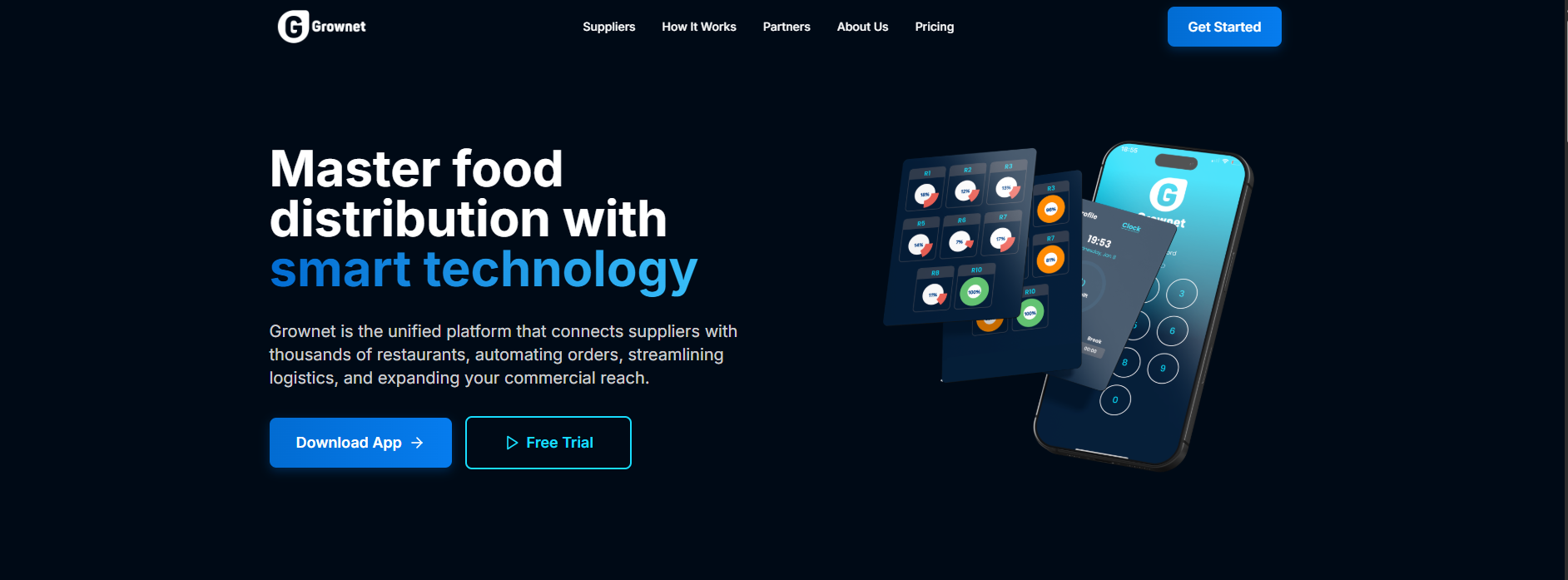 Grownet - Smart Distribution Technology